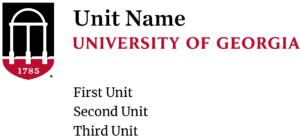 Logos | UGA Brand Style Guide