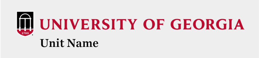 Logos | UGA Brand Style Guide